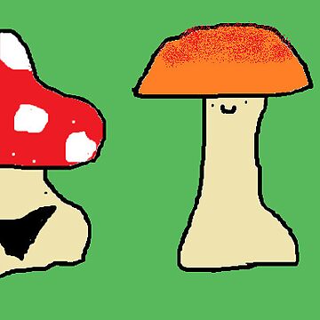 "Funky Shrooms" Sticker for Sale by Charchartheduck | Redbubble