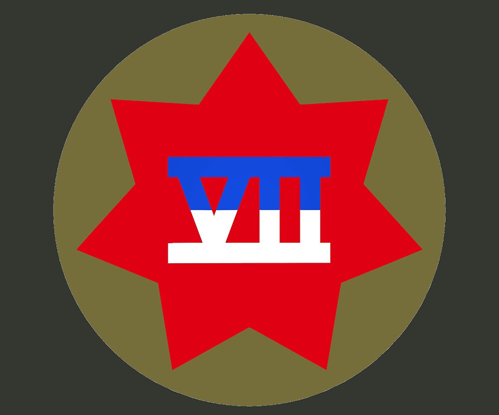"VII Corps (United States - Historical)" by wordwidesymbols | Redbubble