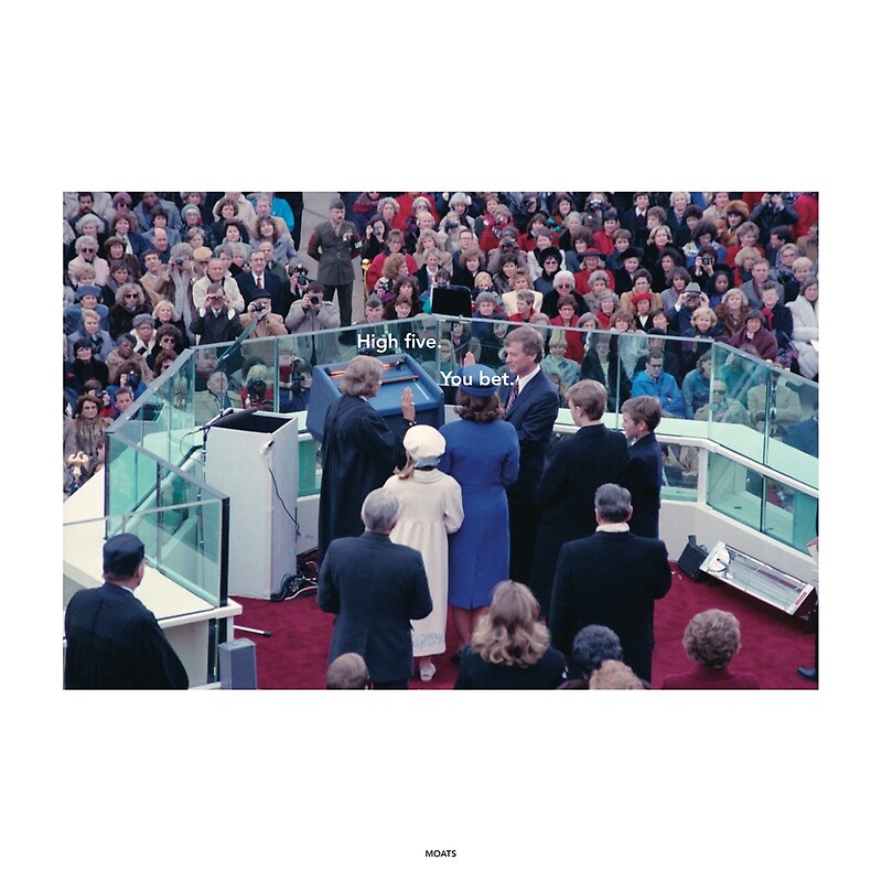 "Historic Inaugural High-Fives #2, Dan Quayle" by Bryan Moats | Redbubble