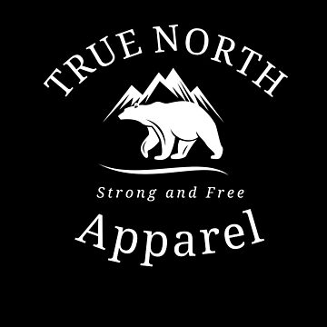 "True North Apparel" Cap for Sale by kkarlstrom | Redbubble
