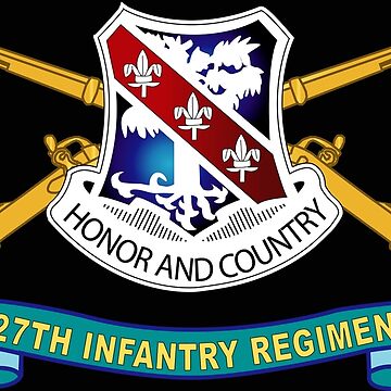 "Army - 327th Infantry Regiment - DUI w Br - Ribbon X 300" Essential T ...