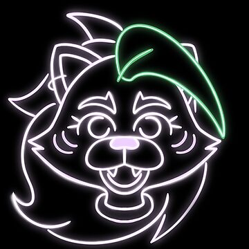 "Roxanne Wolf neon sign" Sticker for Sale by E-chicken | Redbubble