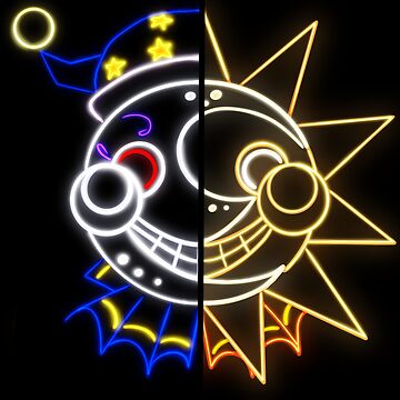 "Sundrop/Moondrop neon sign" Sticker for Sale by E-chicken | Redbubble