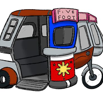 "Tricycle" Sticker for Sale by Jennifer Razon | Redbubble