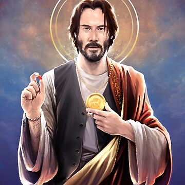 "Keanu Reeves, Saint Keanu of Reeves, Keanu Reeves Original Religious ...