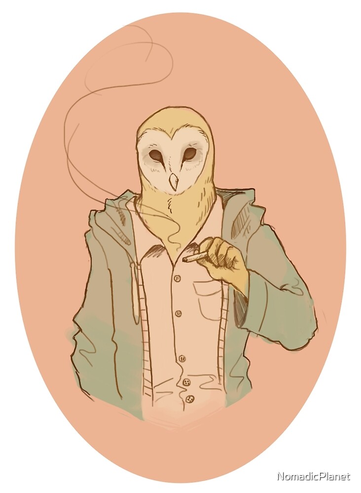 "Owl Guy" by NomadicPlanet | Redbubble