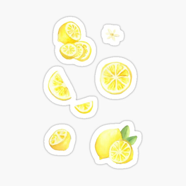 Lemon Stickers | Redbubble