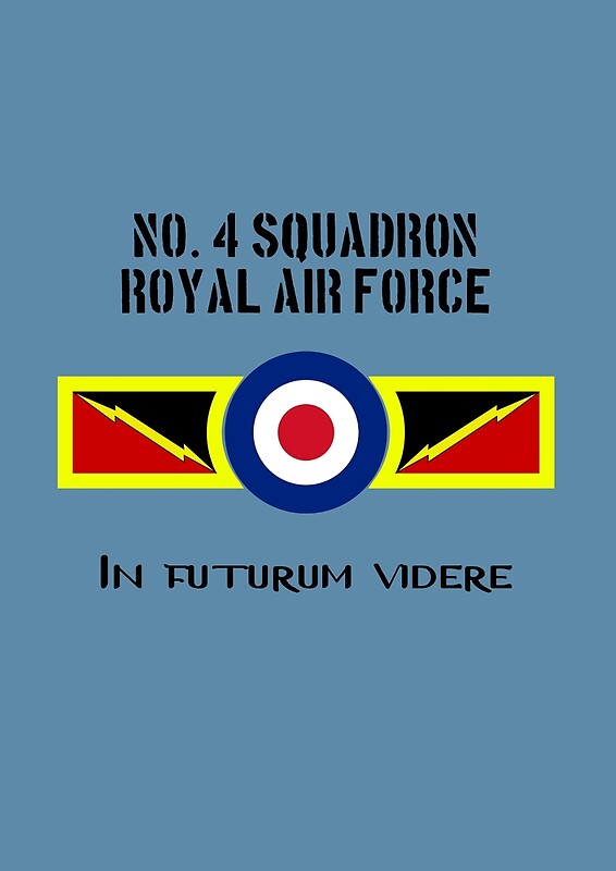 "No. 4 Squadron RAF" by wordwidesymbols | Redbubble