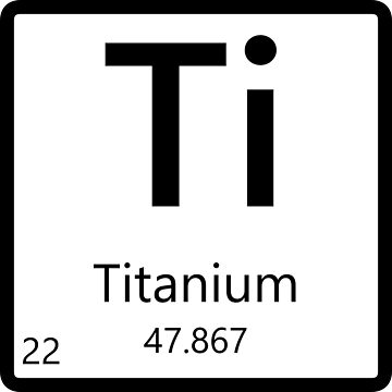 "Titanium Periodic Table of Elements" Sticker for Sale by ele-mental ...
