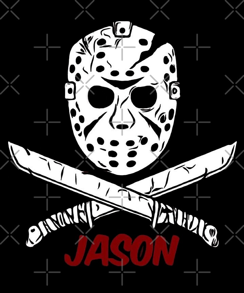 "Jason Voorhees Logo" by King Moon | Redbubble