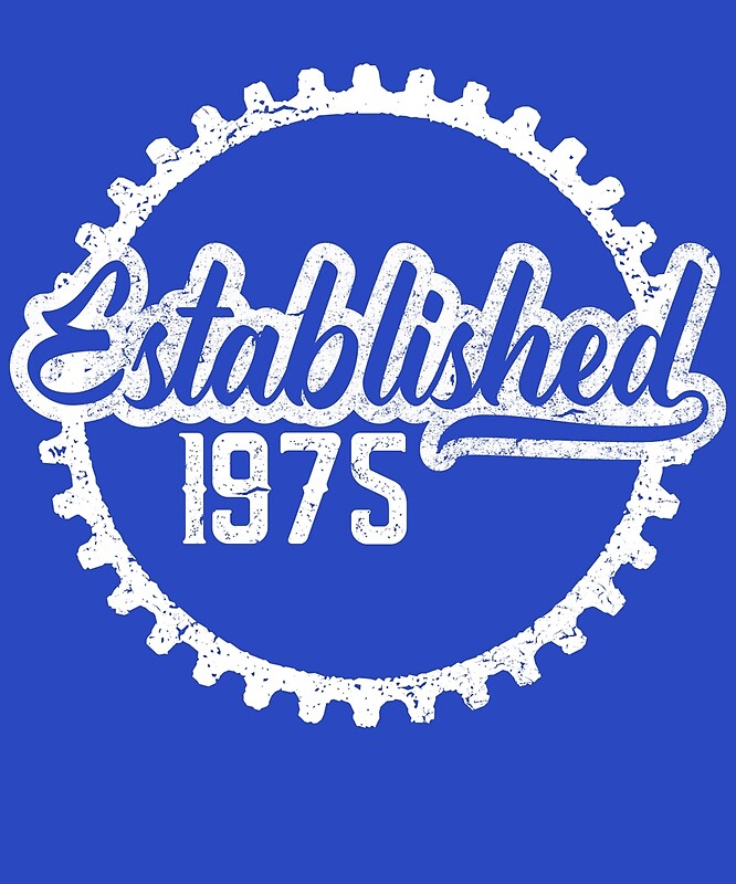 "Established 1975 " by AlwaysAwesome | Redbubble