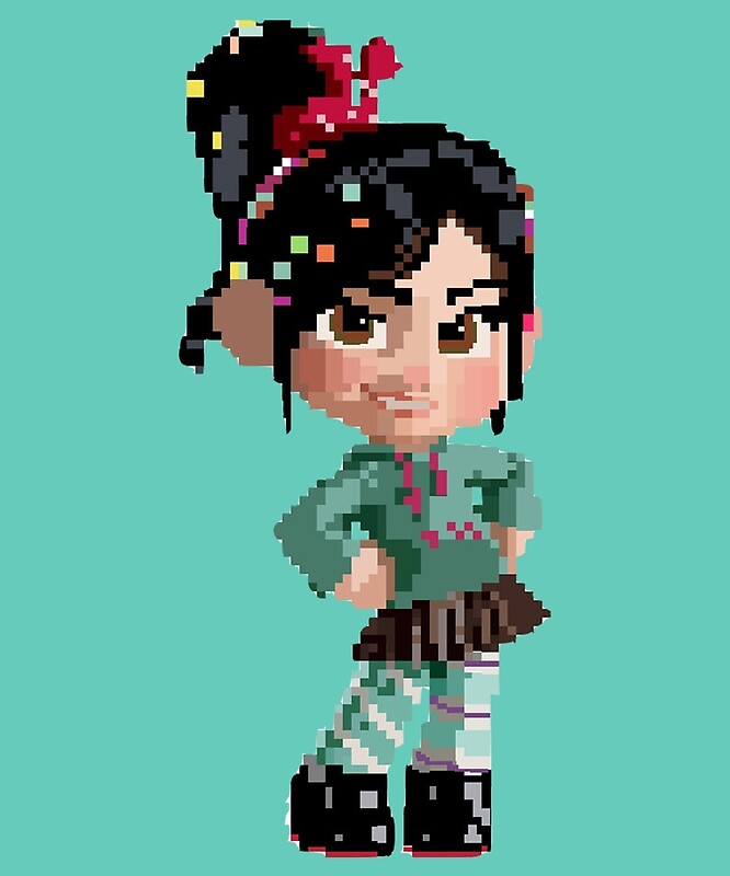 "Vanellope Pixel" by greeneggsandcam | Redbubble
