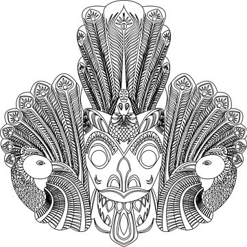 " Mayura Raksha" Art Board Print for Sale by ruchirar | Redbubble