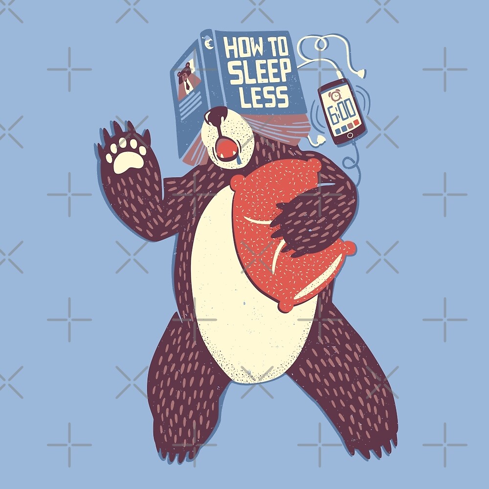 "How To Sleep Less Book " by tobiasfonseca | Redbubble