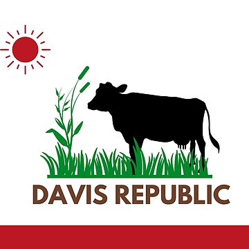 "Davis California Flag" Sticker for Sale by camadebylena | Redbubble