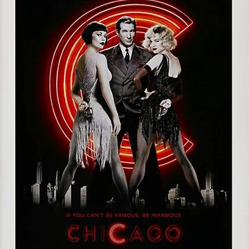 "Chicago Musical Poster " Sticker for Sale by marklemans | Redbubble