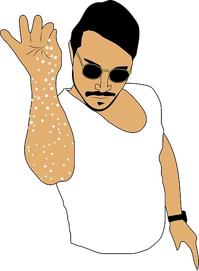 "Salt Bae" Poster by MizunoMasuta | Redbubble