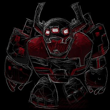 "Redstone Monstrosity Illustration Minecraft" Sticker for Sale by ...