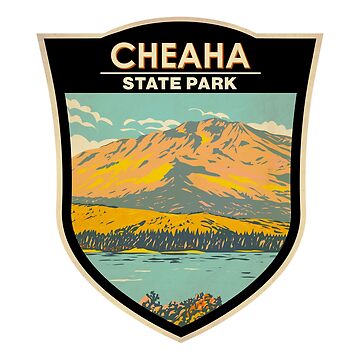 "Cheaha State Park Alabama Badge" Sticker for Sale by KrisSidDesigns ...