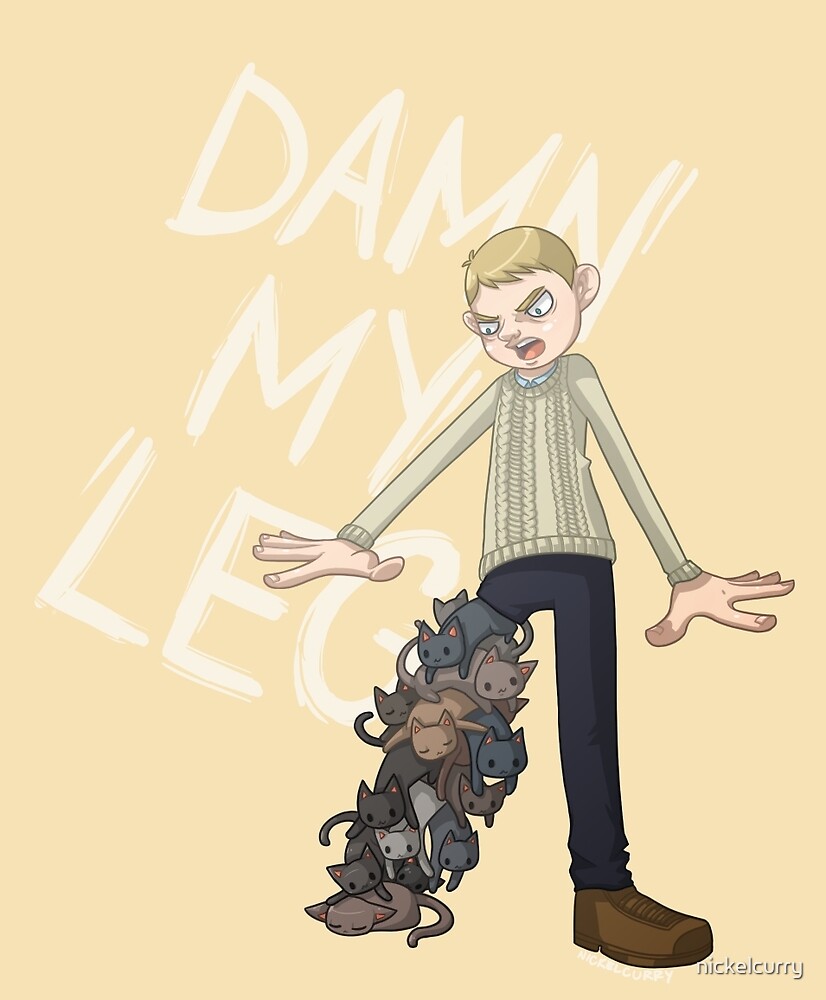 Damn My Cats By Nickelcurry Redbubble
