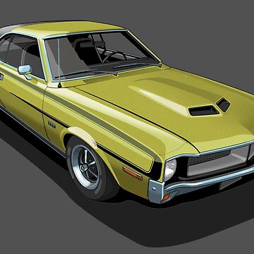 "AMC Javelin SST in Golden Lime" Photographic Print for Sale by candc ...