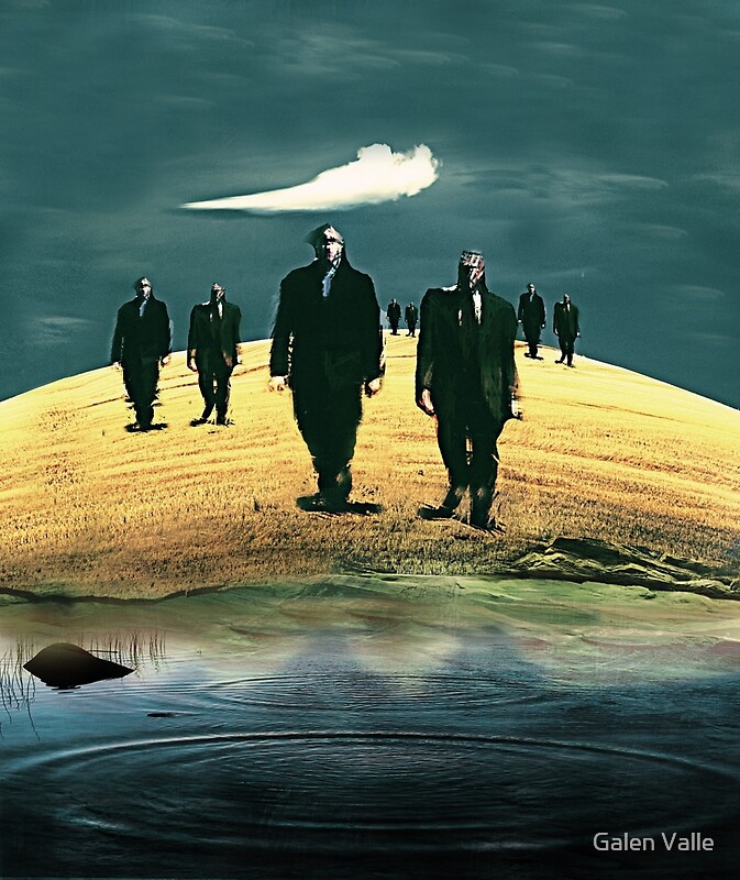 "Cubical March - Surrealism" by Galen Valle | Redbubble