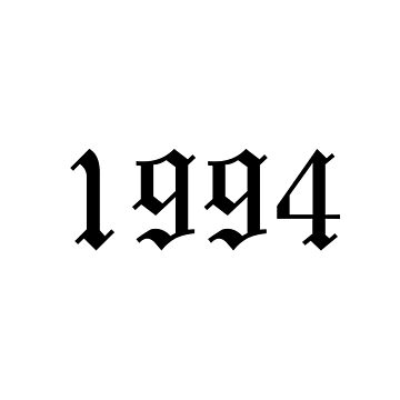 "1994 Old English" Sticker for Sale by MSA-42 | Redbubble