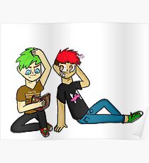 Markiplier and Jacksepticeye: Posters | Redbubble