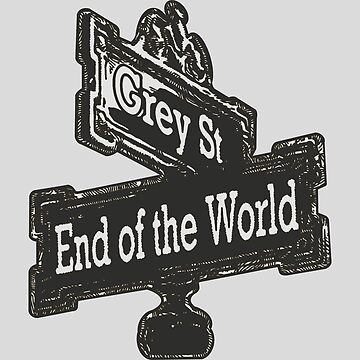 "Grey St Street Sign" Sticker for Sale by BetelgeuseX3 | Redbubble