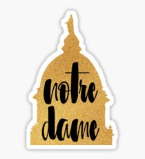 Notre Dame: Stickers | Redbubble