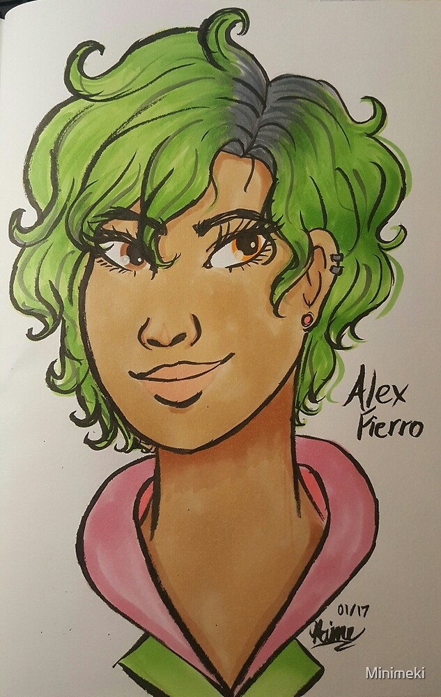 "Alex Fierro- Child of Loki" by Minimeki | Redbubble