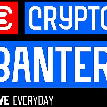 "Crypto Banter Logo" Sticker for Sale by MJermyn | Redbubble