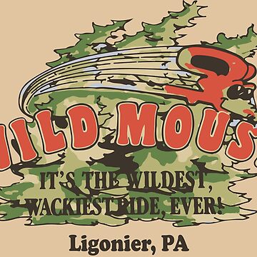 "Idlewild Wild Mouse " Sticker for Sale by Park-Paradise | Redbubble