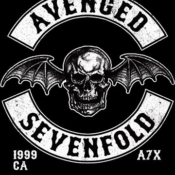"A7x Logo Avenged Sticker" Sticker for Sale by londonbray | Redbubble