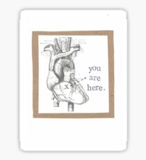 You Are Here: Stickers | Redbubble