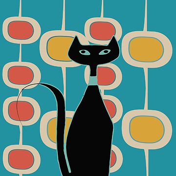 "MCM Cat Art" Photographic Print for Sale by Lisa Williams | Redbubble