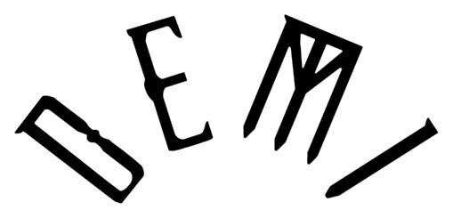 "Demi Simple Font" by Alexandria McGill | Redbubble