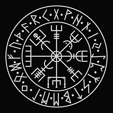 "Celtic Runes, Viking Runes, Viking Compass, Celtic Mythology" Classic ...