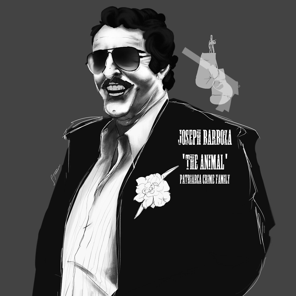 "Joseph "The Animal" Barboza" by Qvercast | Redbubble