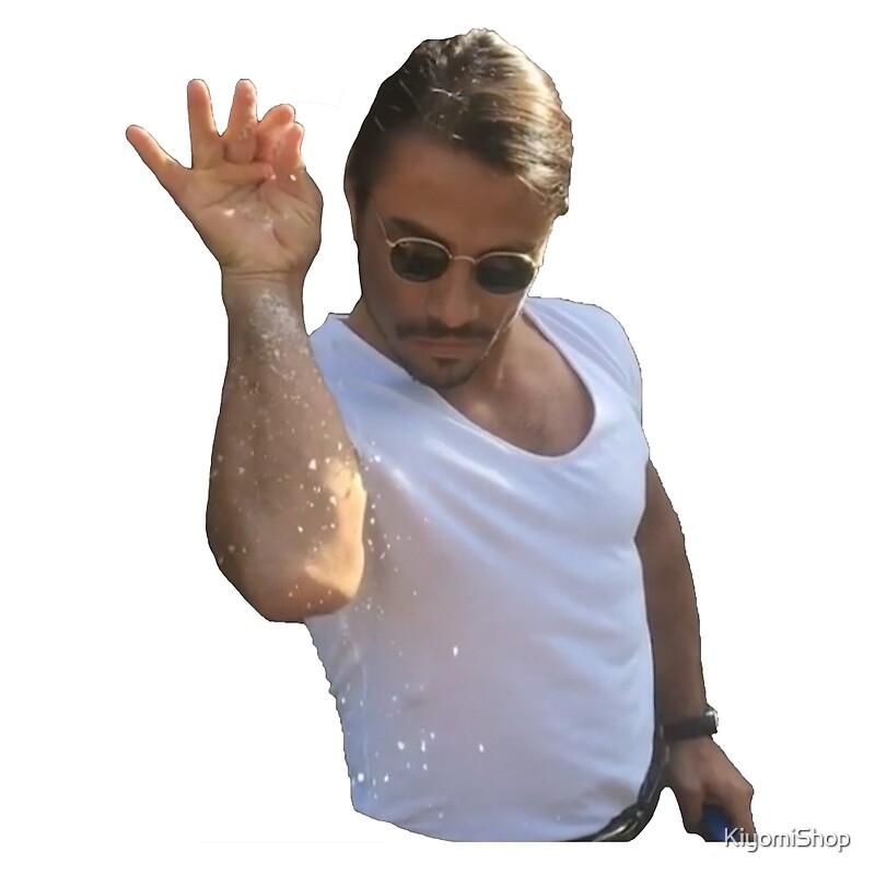 "Salt Bae Funny MEME" by KiyomiShop | Redbubble