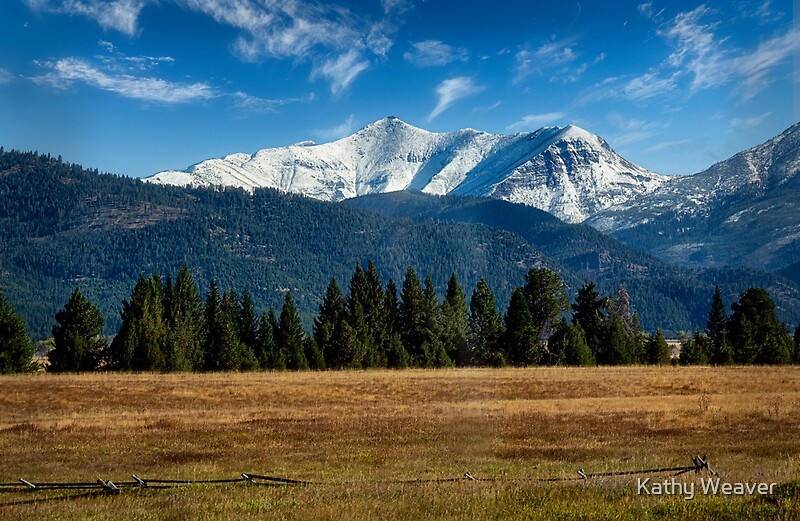 "The Big Hole Valley - Montana" by Kathy Weaver | Redbubble