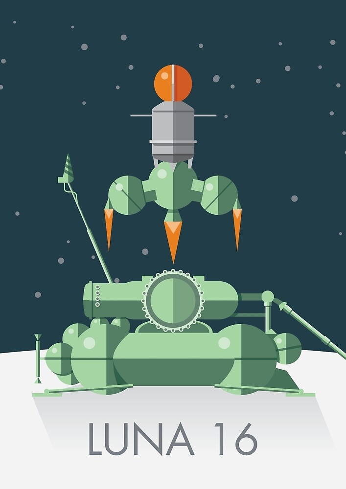 "Luna 16" by spacewalkwithme | Redbubble