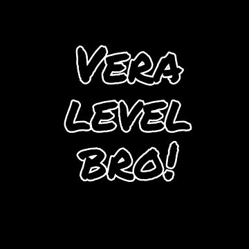 "Vera Level Bro! (Tamil saying)" Sticker for Sale by ArtifyThat | Redbubble