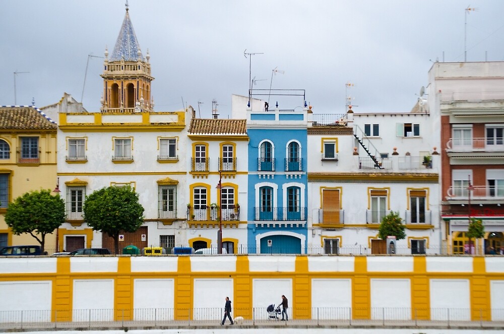 "Streets of Seville - Colors of Andalusia" by Andrea Mazzocchetti ...