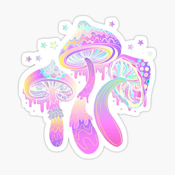 Magic Mushrooms Stickers | Redbubble