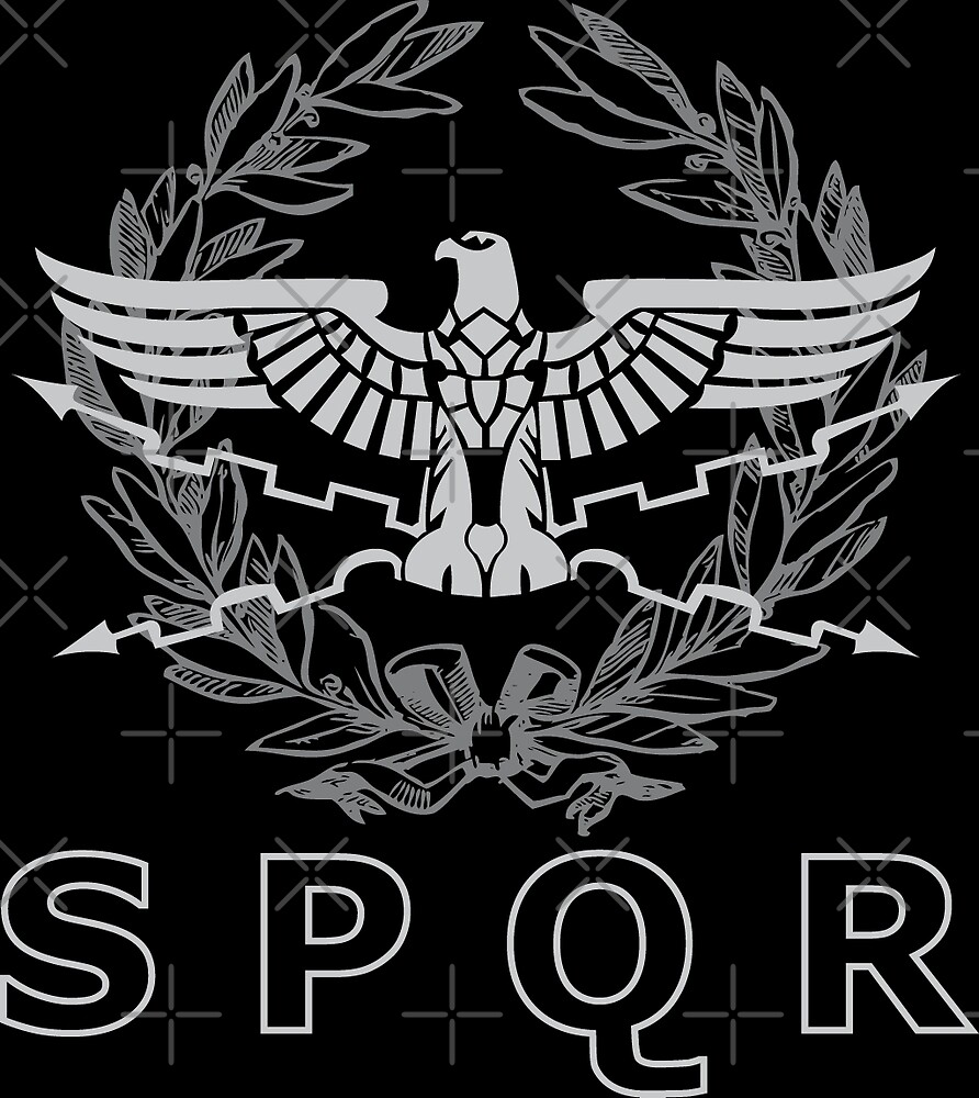 "SPQR The Roman Empire Emblem" by enigmaart | Redbubble
