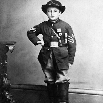 "Sergeant Johnny Clem Portrait - Civil War 1863" Poster for Sale by ...