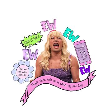 "EW!" Sticker for Sale by tarrbear | Redbubble