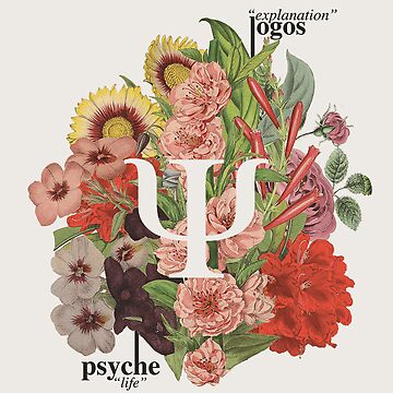 "Psychology: Psyche and Logos" Sticker for Sale by Plant Kind Thoughts ...