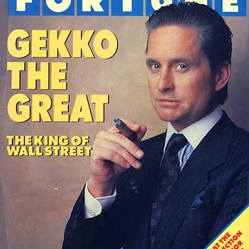 "Gordon Gekko" Poster for Sale by dolatepo | Redbubble